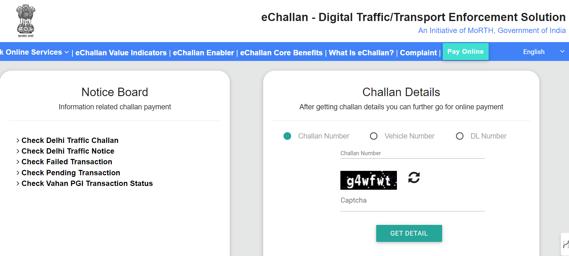 Bangalore Traffic Challan: Check & Pay E Challan Online in Bangalore